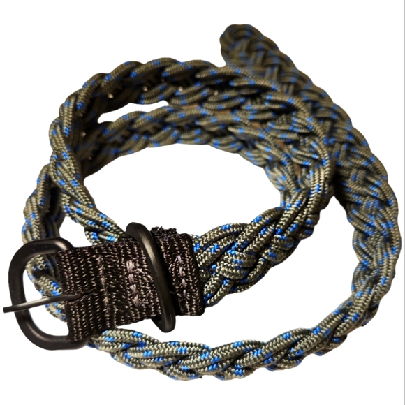 Parachute | Accessories | Belt Os Paracord Grey Blue Braided Belt ...